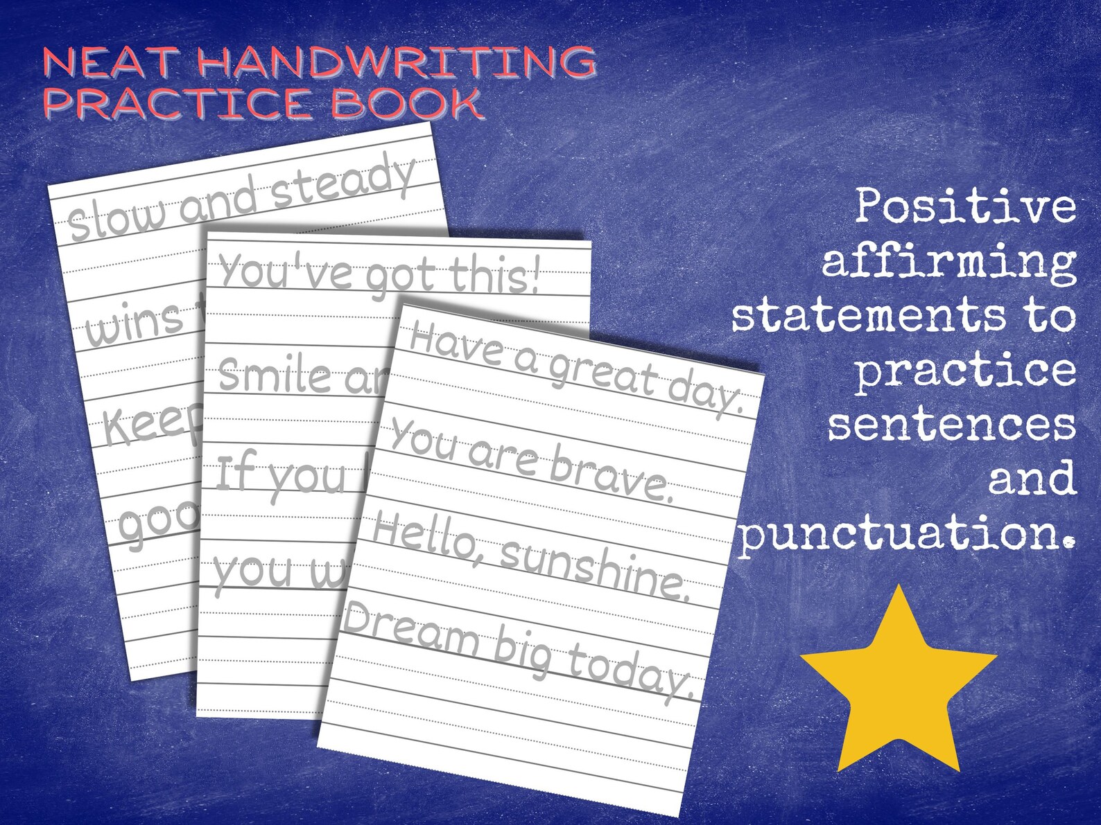 Printable Neat Handwriting Practice Sheets | Practice Writing Digital ...