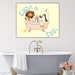 Playful Bath Time Wall Art Printable Nursery Wall Art | Kids Bath Room ...