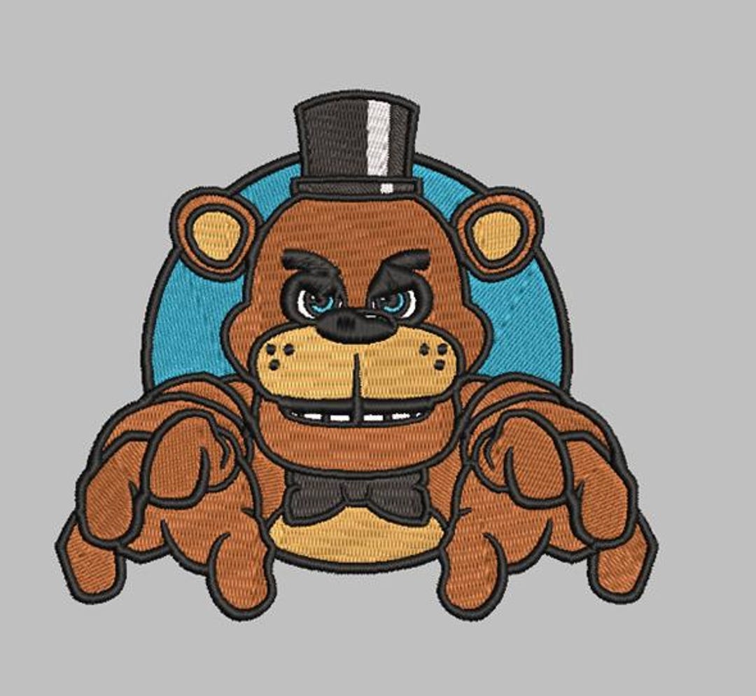 FNAF Five Nights at Freddy's Freddy Digital Embroidery File - Etsy
