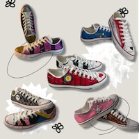 Custom Cartoon Style Shoes - Etsy
