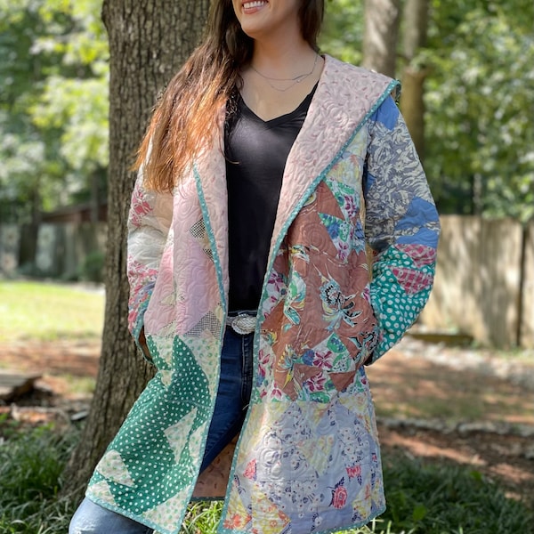 Quilted Patchwork Clothing - Etsy