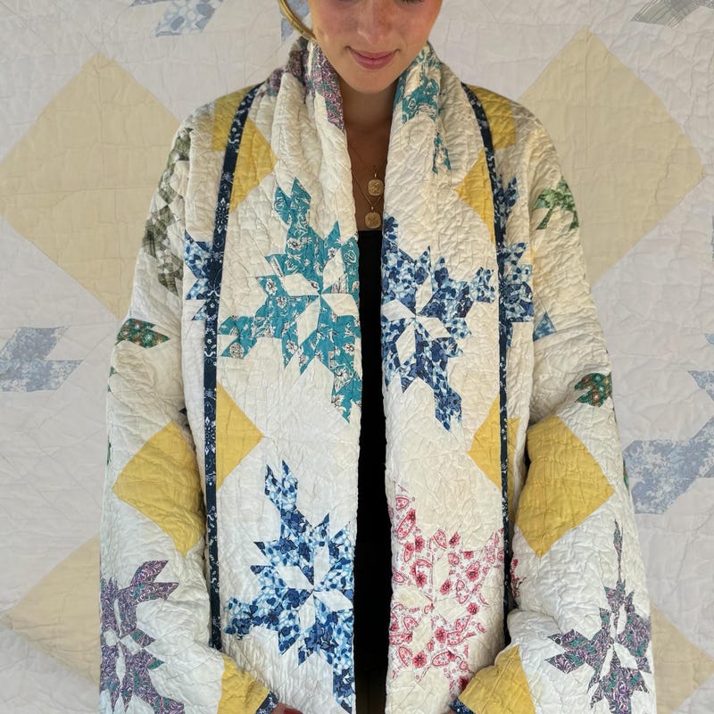 Patchwork Quilt Jacket - Etsy