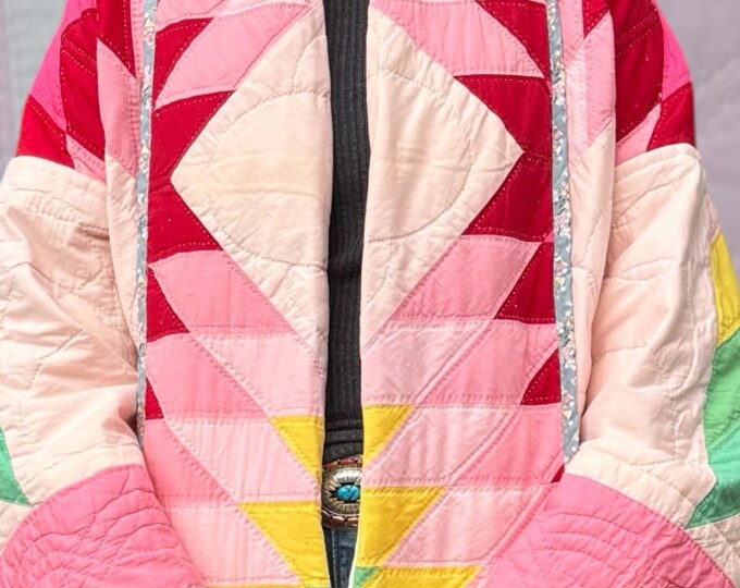 Quilted lonestar Jacket in the Heather Style Made From an Vintage ...