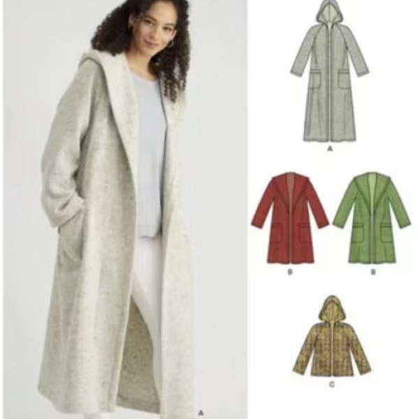 Hooded Coat Pattern - Etsy