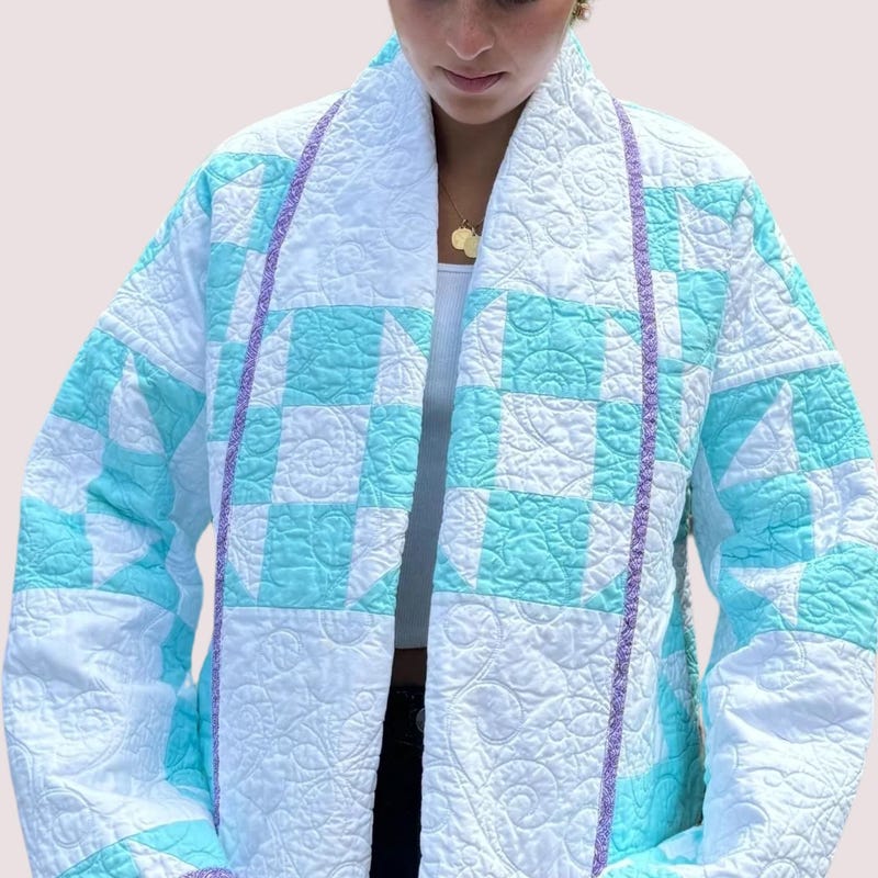 Quilted Patchwork Jacket - Etsy