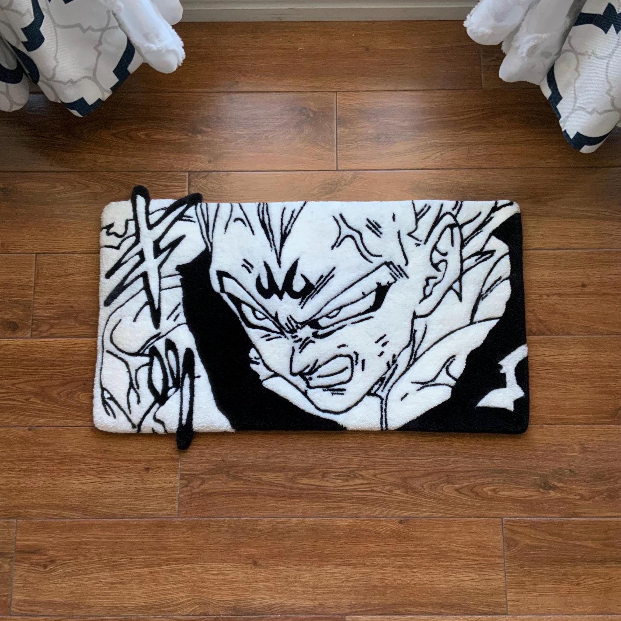 Vegeta Majin Vegeta Rug Tufted Rugs Anime Rug Dragon Ball Gift Room ...