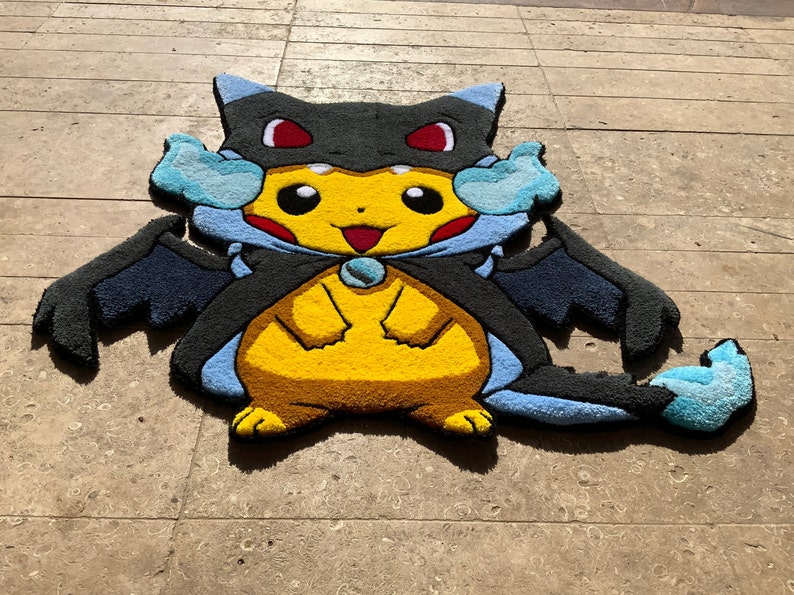 Pikachu Charizard X Rug - Etsy