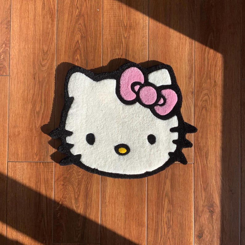 Hello Kitty | Hello Kitty Rug | Tufted Rugs | Sanrio Rug | Gift | Room ...
