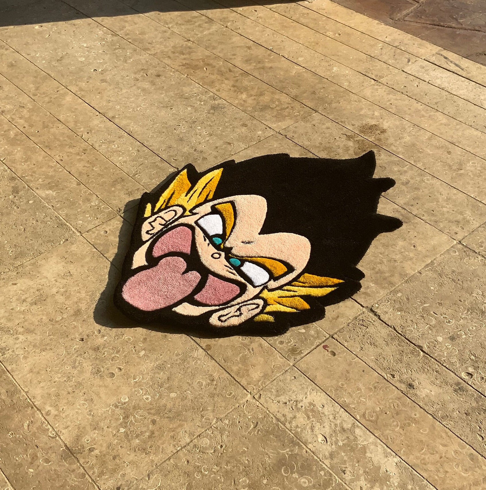 Super Saiyan Gotenks Rug Dragon Ball Rug Tufted Rugs Anime Rug Dragon ...