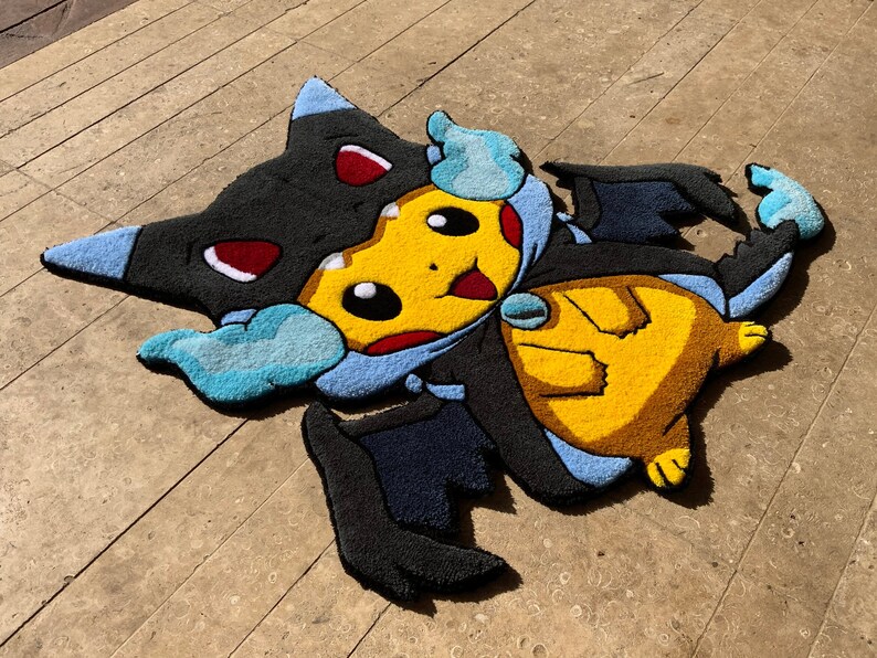 Pikachu Charizard X Rug - Etsy