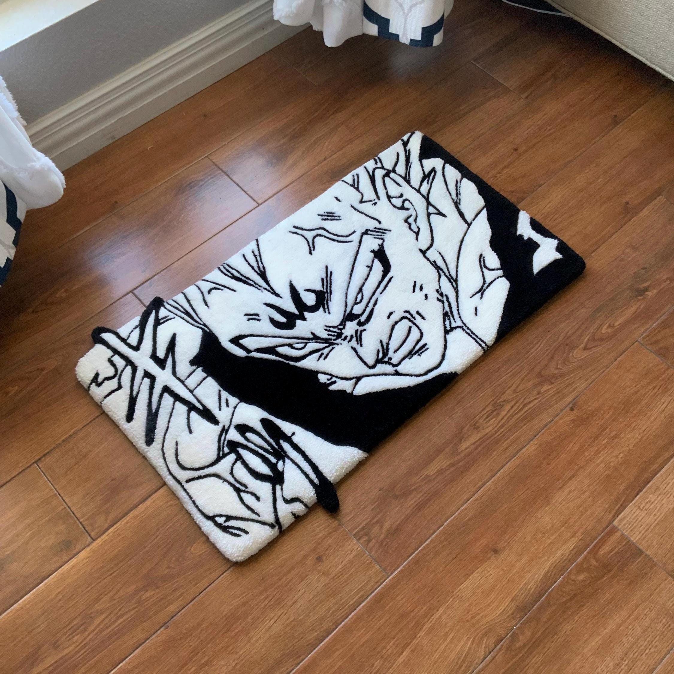Vegeta Majin Vegeta Rug Tufted Rugs Anime Rug Dragon Ball Gift Room ...