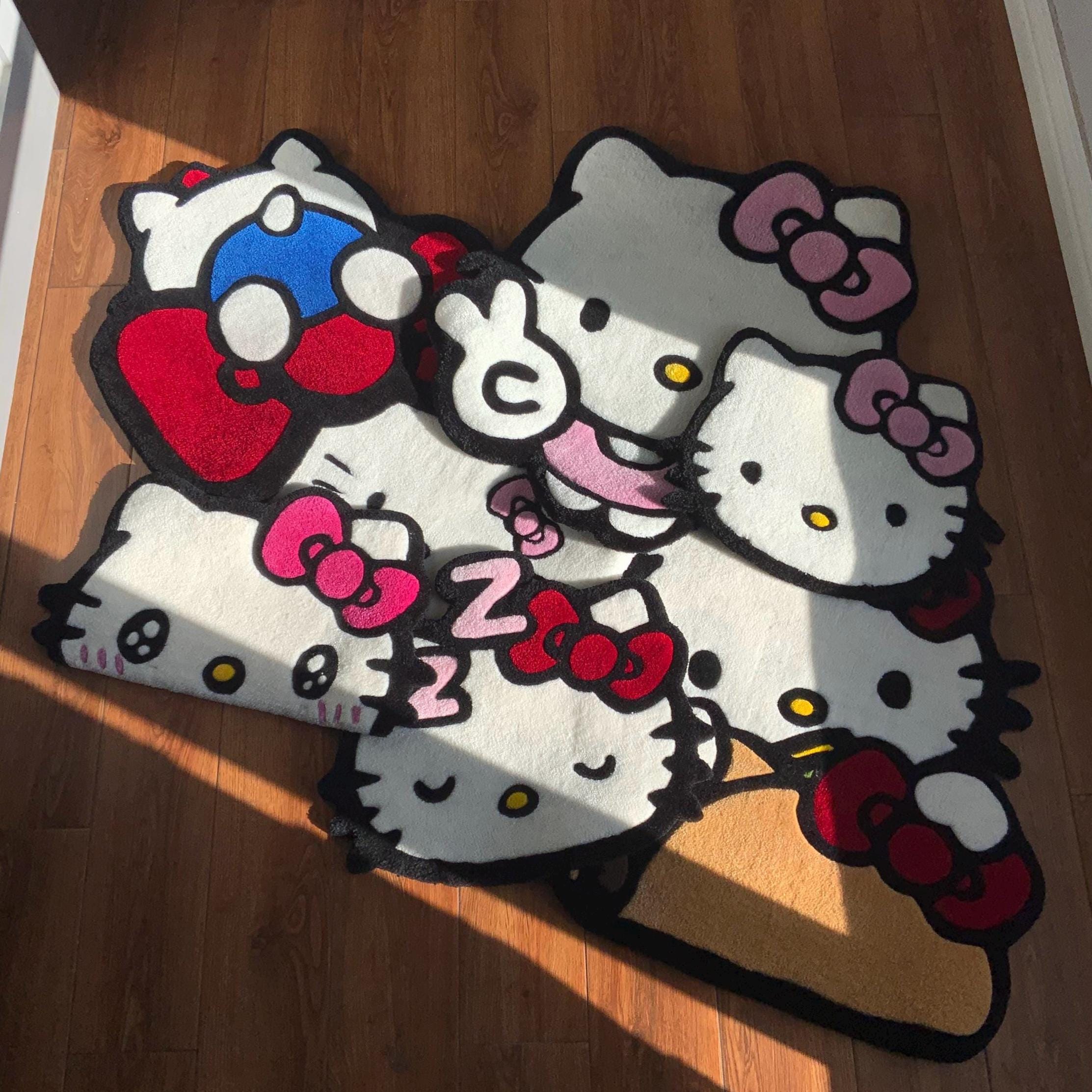 Hello Kitty | Hello Kitty Rug | Tufted Rugs | Sanrio Rug | Gift | Room ...