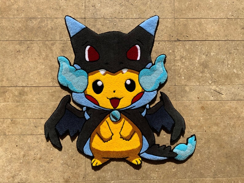Pikachu Charizard X Rug - Etsy