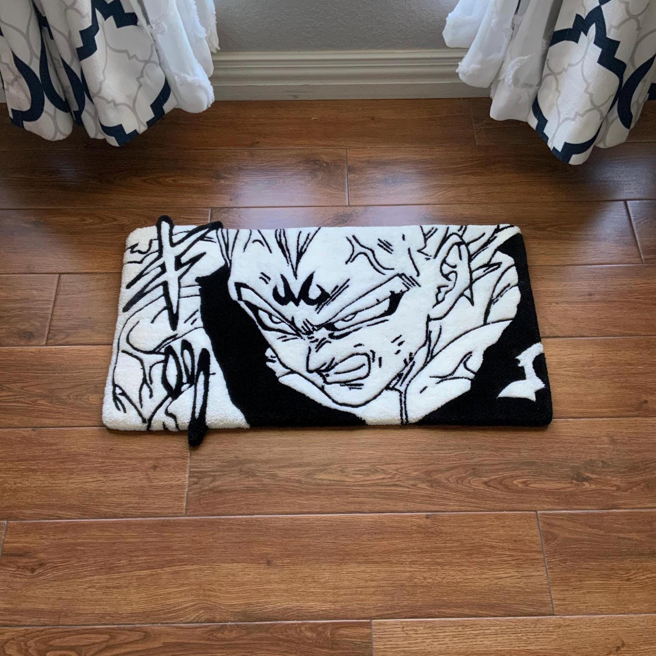 Vegeta Majin Vegeta Rug Tufted Rugs Anime Rug Dragon Ball Gift Room ...