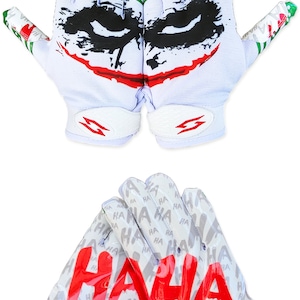 Scale Wear Jester Joker Football Receiver Gloves Elite Sticky Tacky Pro ...