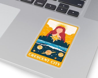 Crescent City Postal Service Kiss-cut Sticker, Crescent City Sticker ...