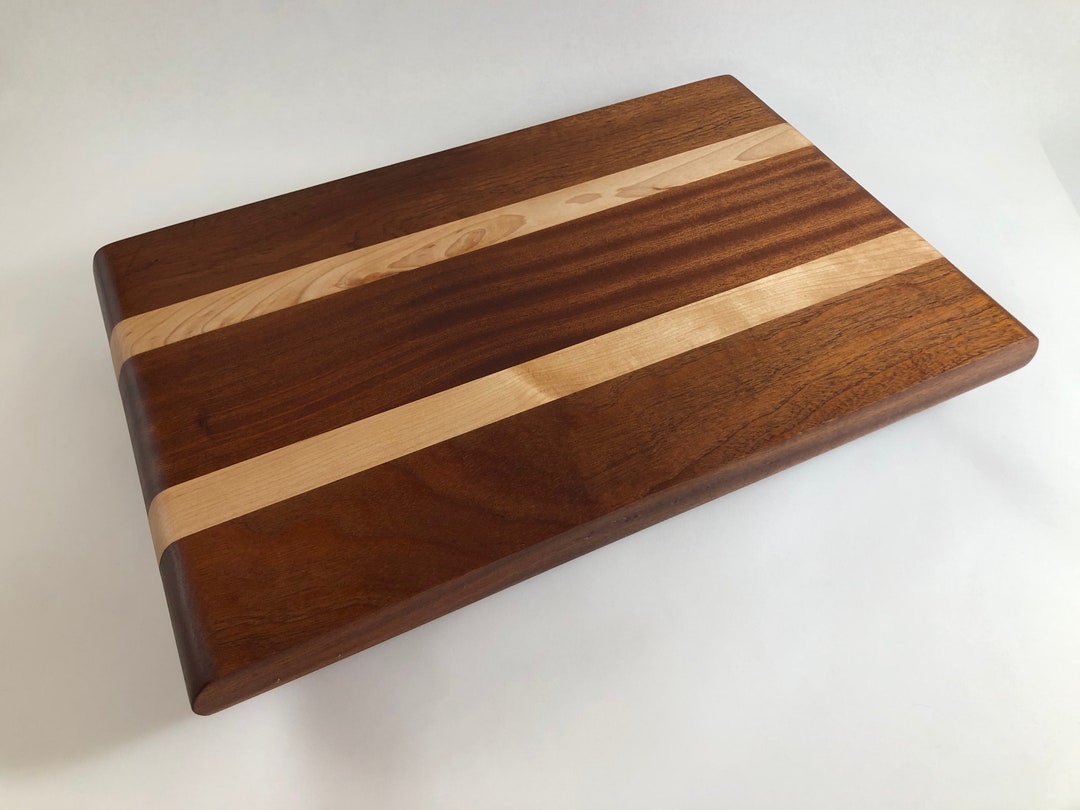 Face Grain Cutting Board, Handmade in Maine-sapele, Cherry - Etsy