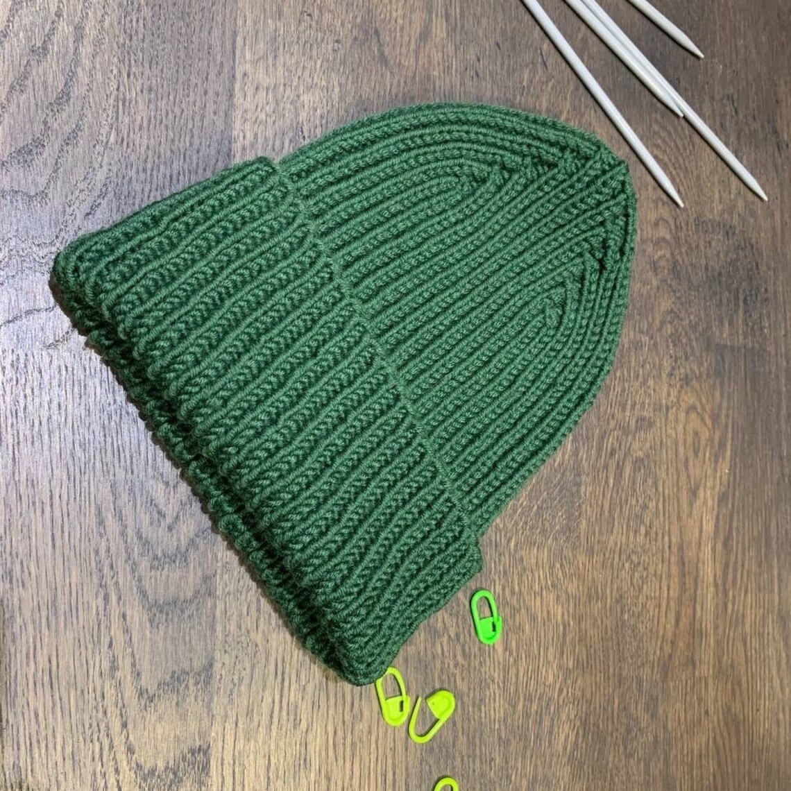 How Do You Knit a Simple Beanie? Written Pattern for Knitted Beanie Hat ...