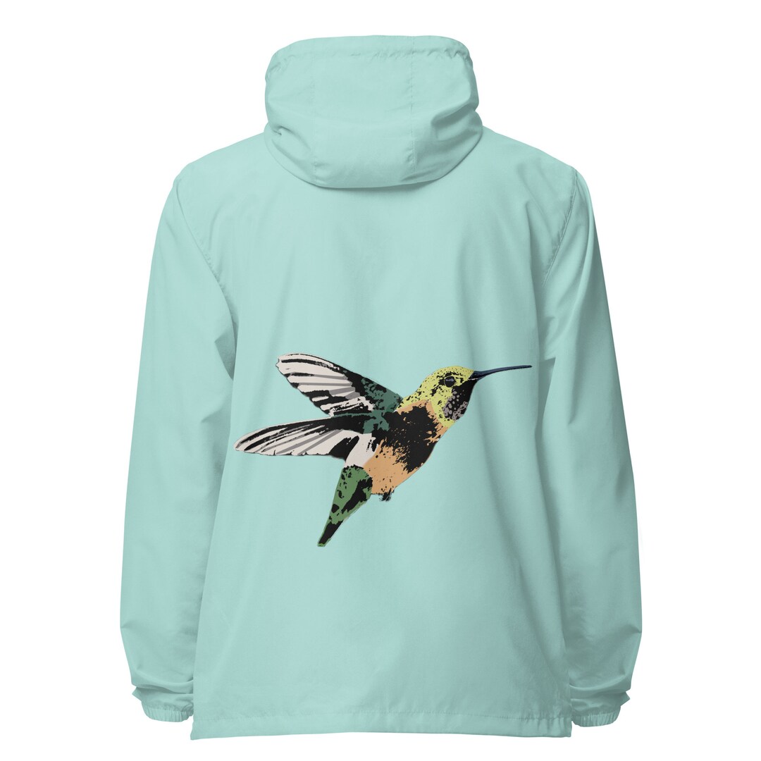 Hummingbird Unisex Lightweight Windbreaker Springtime Jacket Perfect ...