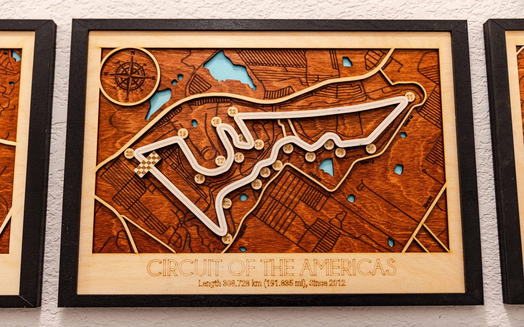 Circuit of the Americas / Digital File / COTA Layered Map / Racing ...