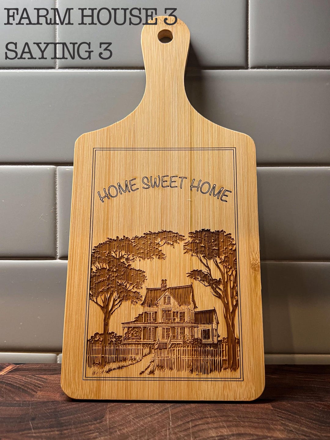 Farm and Ranch House Cutting Boards Charcuterie Boards With Home ...