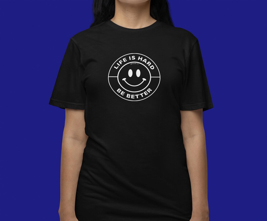 Minimalist Shirts, Smiley Face T-shirt, Positive Vibes Tee ...