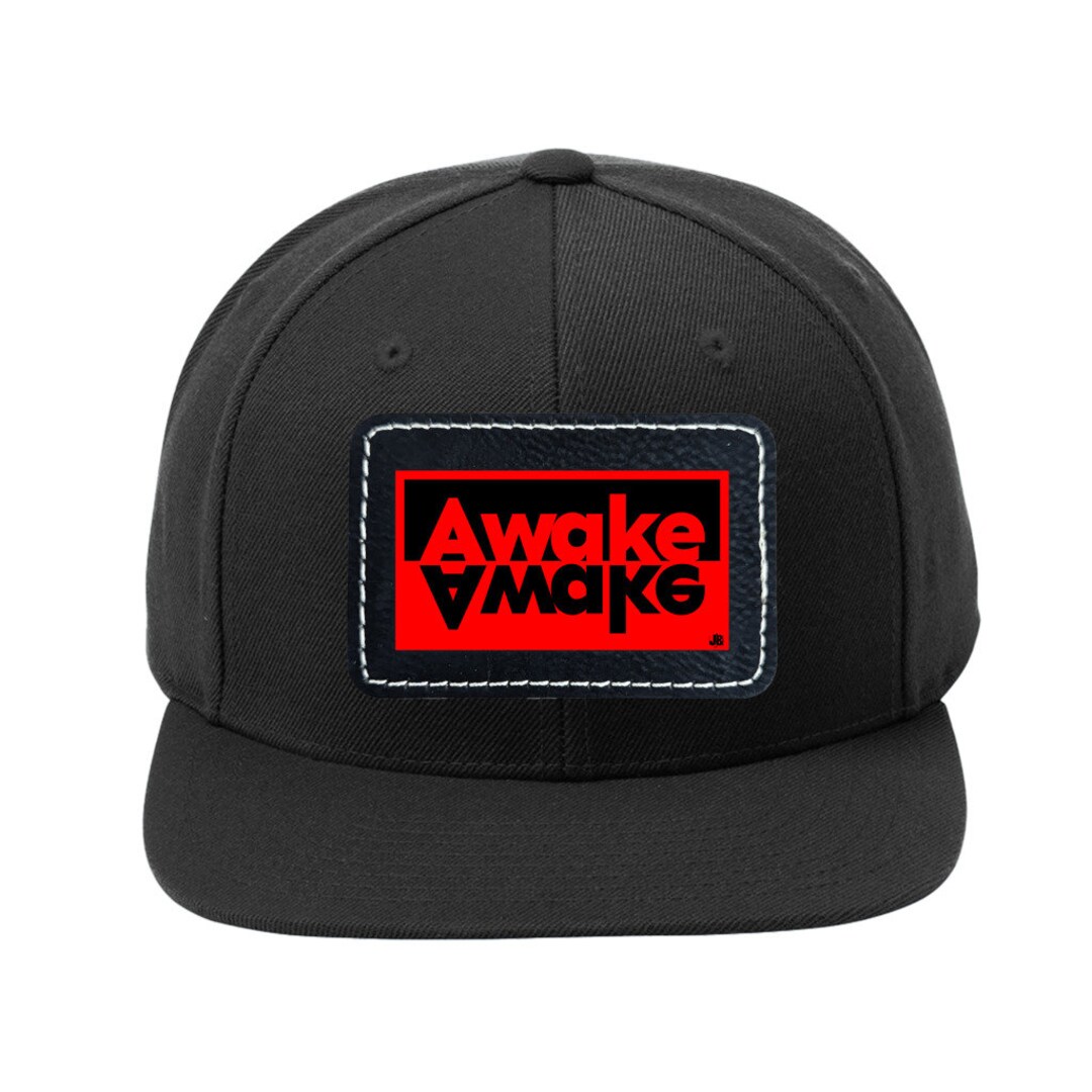 Awake Snapback Cap, Not Woke Apparel, Patriotic Gift, Enlightened ...