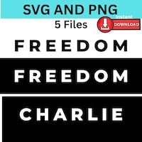 Freedom SVG PNG: Minimalist Inspirational Quote, Cricut Cut File ...