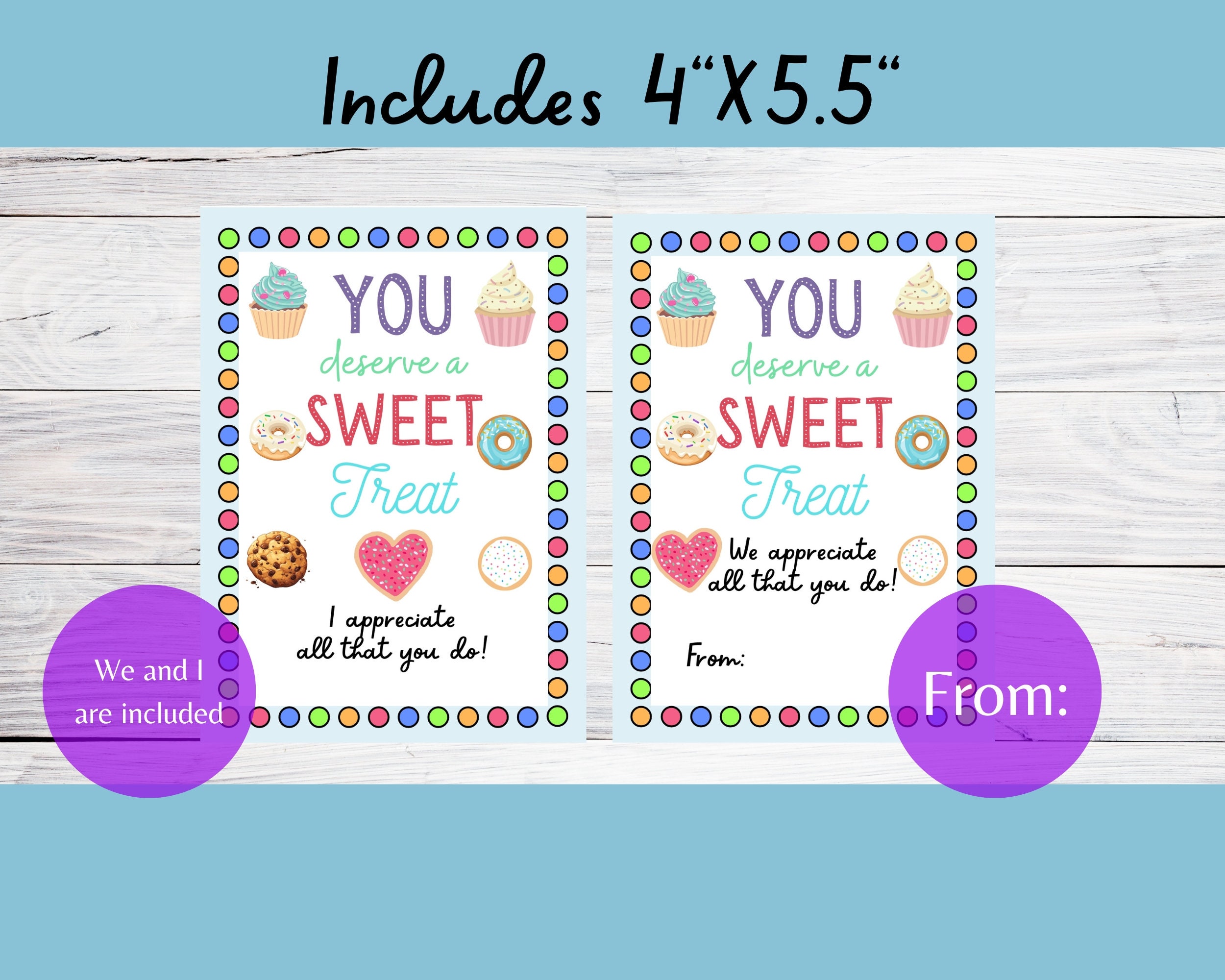 Teacher Appreciation Tags, Printable Favor Gift Tag,office Assistant ...