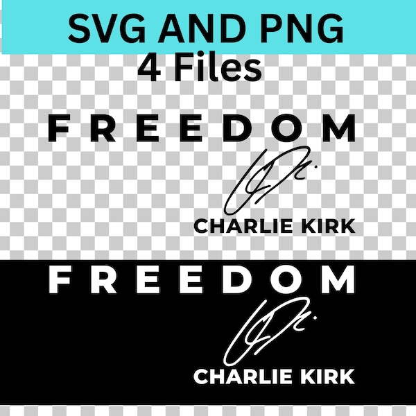 Charlie Kirk Svg - Etsy
