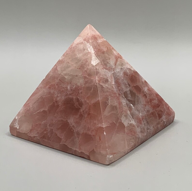 Rose Calcite Pyramid - Etsy