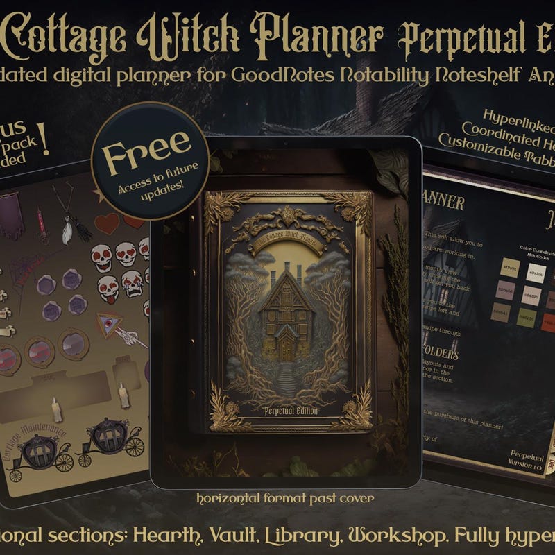 Witch Planner - Etsy