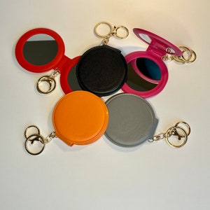 Blank Compact Mirror Keychain, Monogram Compact Mirror, Craft Blanks ...