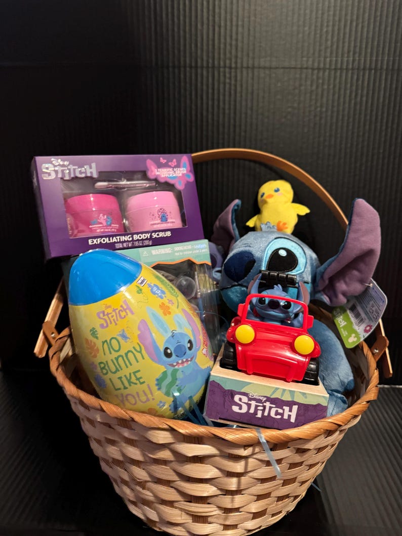 Stitch Easter Basket - Etsy