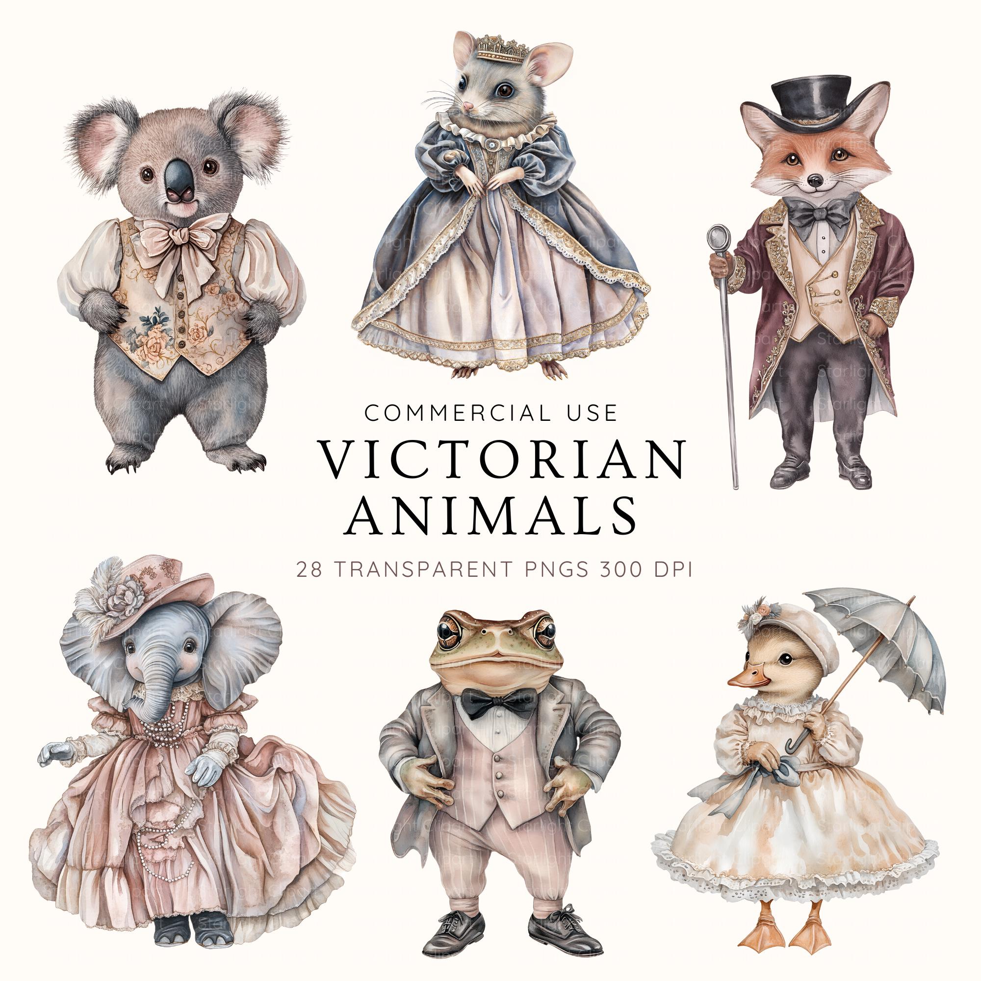 Victorian Anthropomorphic Animal Art, 28 Whimsical Creatures in 19th ...
