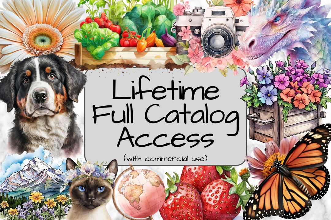 Lifetime Full Catalog Access. Clipart Packs. PNG Format. Transparent ...