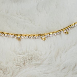 Womens Gold Indian Style Anklet - Etsy