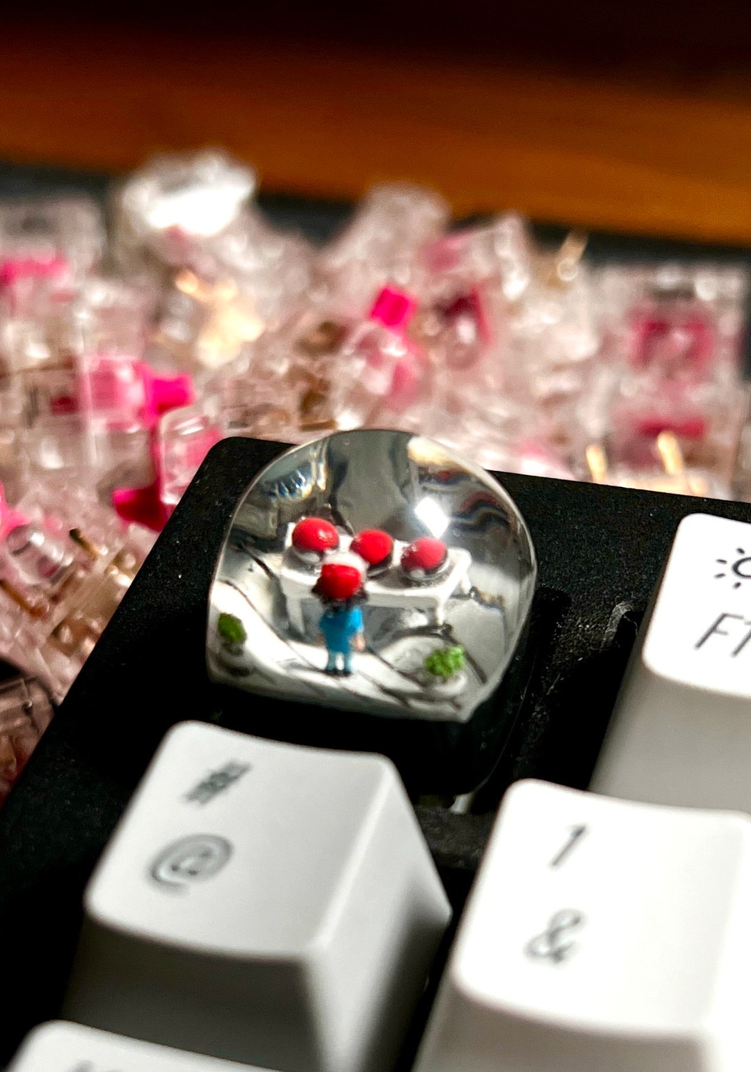 Choose Your Cap Gift Pokemon Keyboard Mecanical Artisan Custom - Etsy
