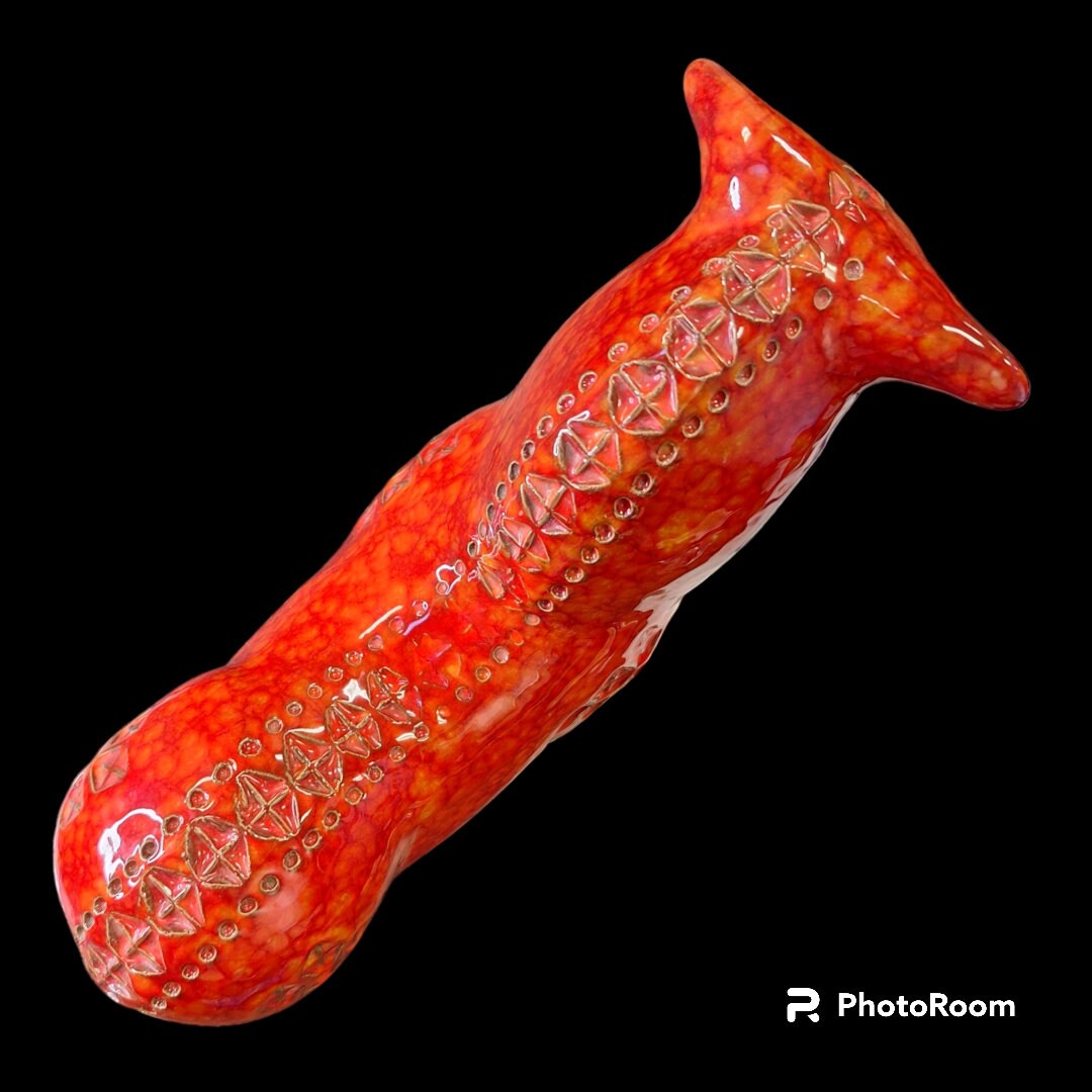 Rare 1960s Aldo Londi Bitossi Red Bull Italian Sculpture - Etsy