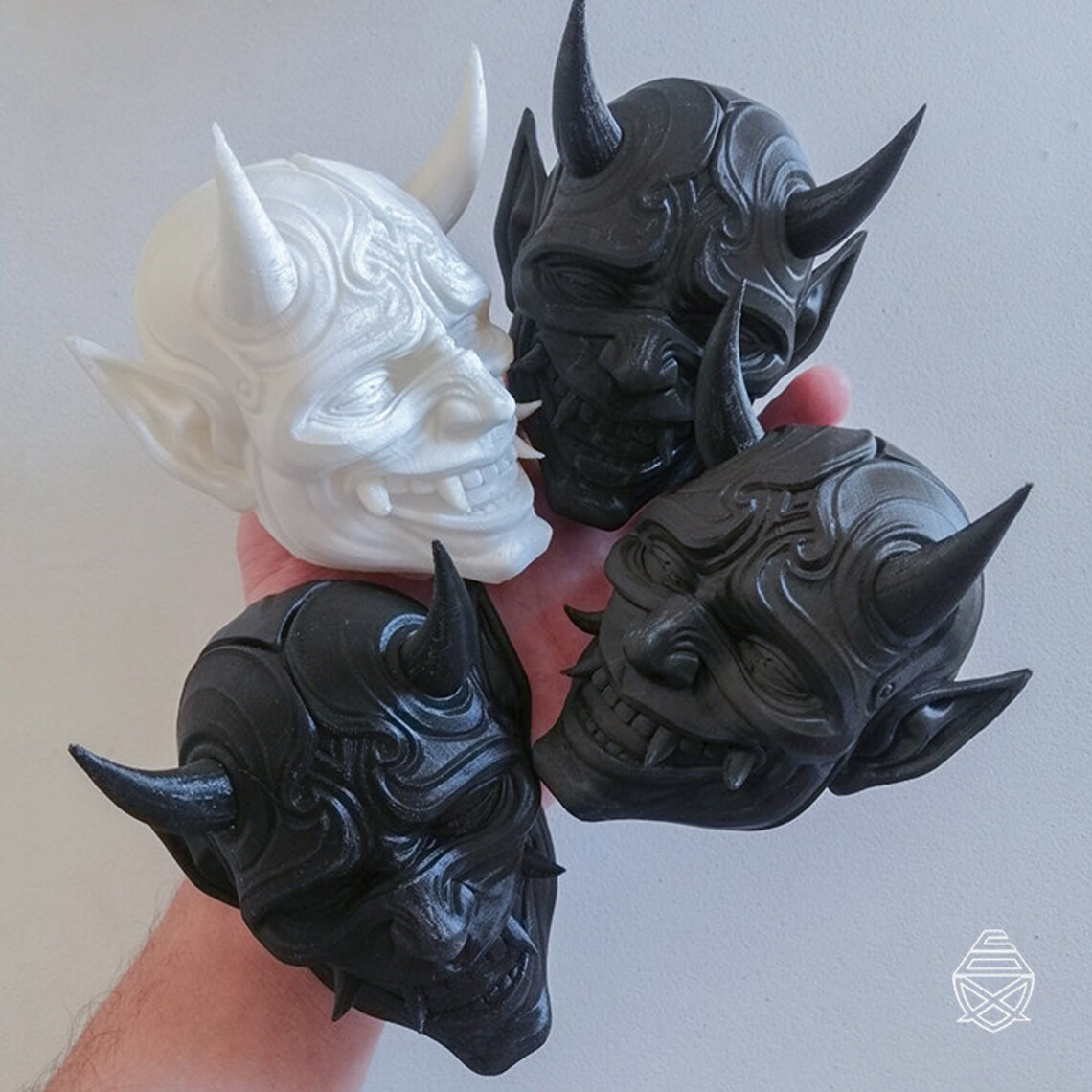 Oni Wall Mask - Etsy