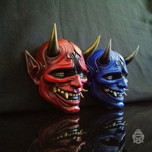 Oni Wall Mask - Etsy