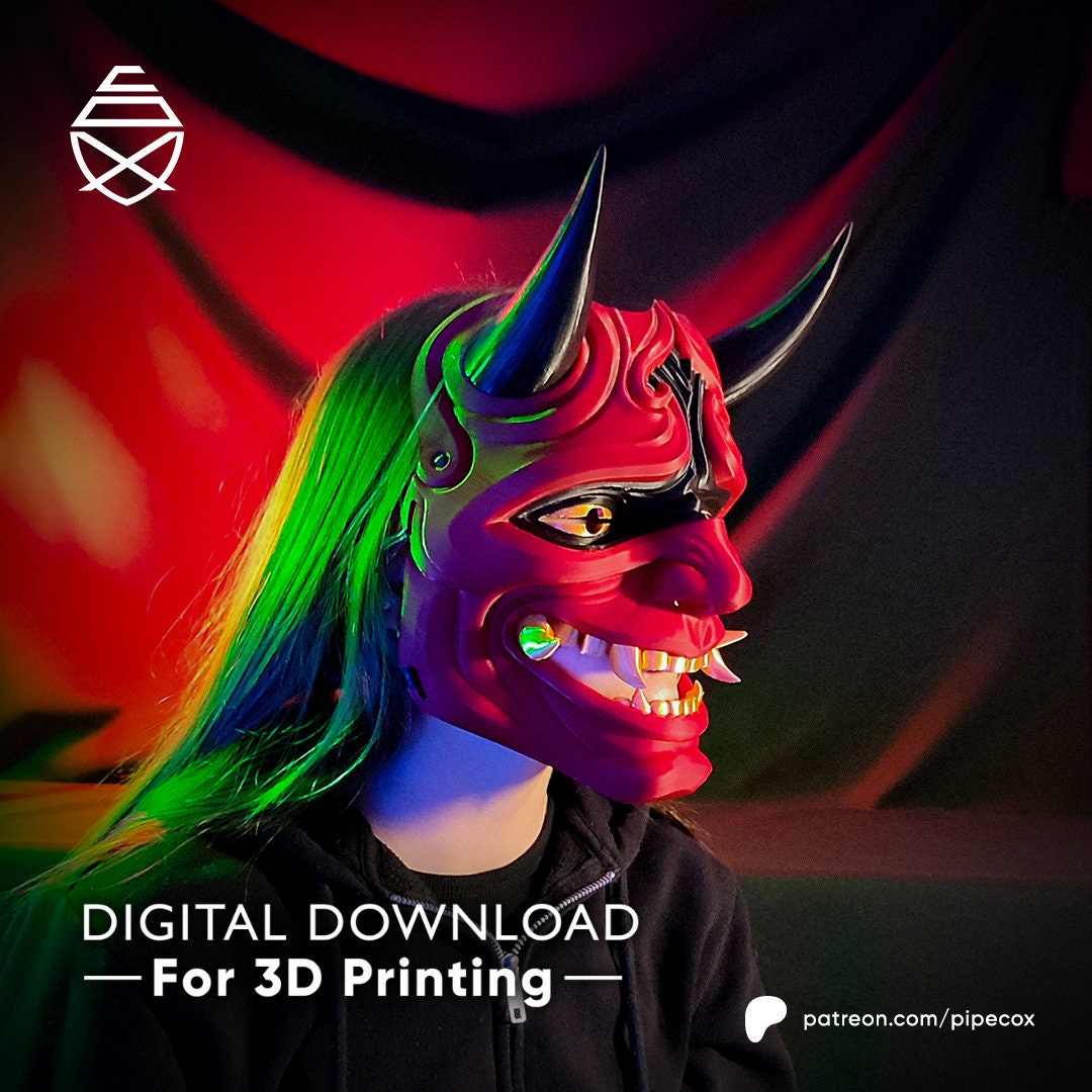Oni Mask - Etsy