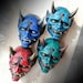 Oni Wall Mask - Etsy