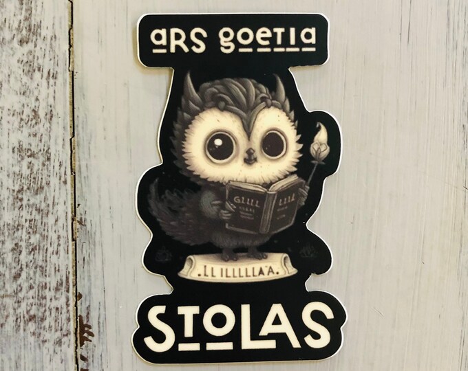 Stolas Demon Sticker | Stolas Die-cut Sticker | Goetia Lesser Keys of ...