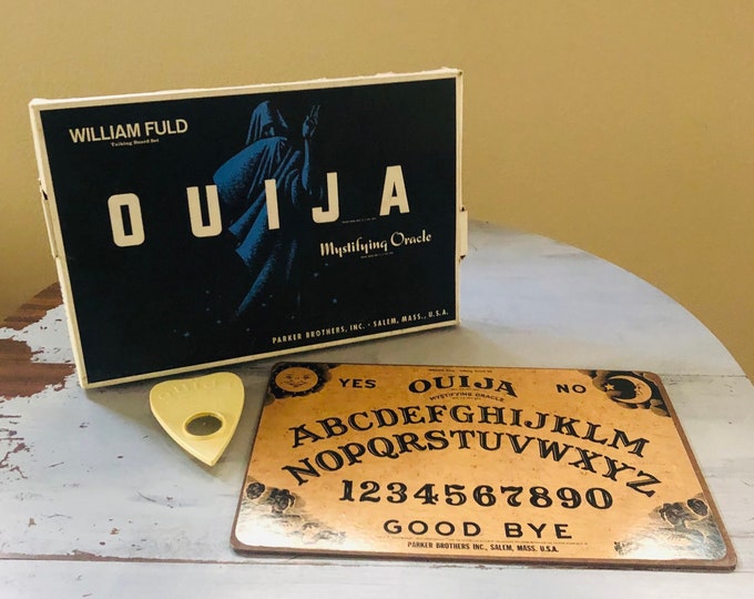 Vintage 1960s First Edition Parker Brothers Ouija Board Complete ...