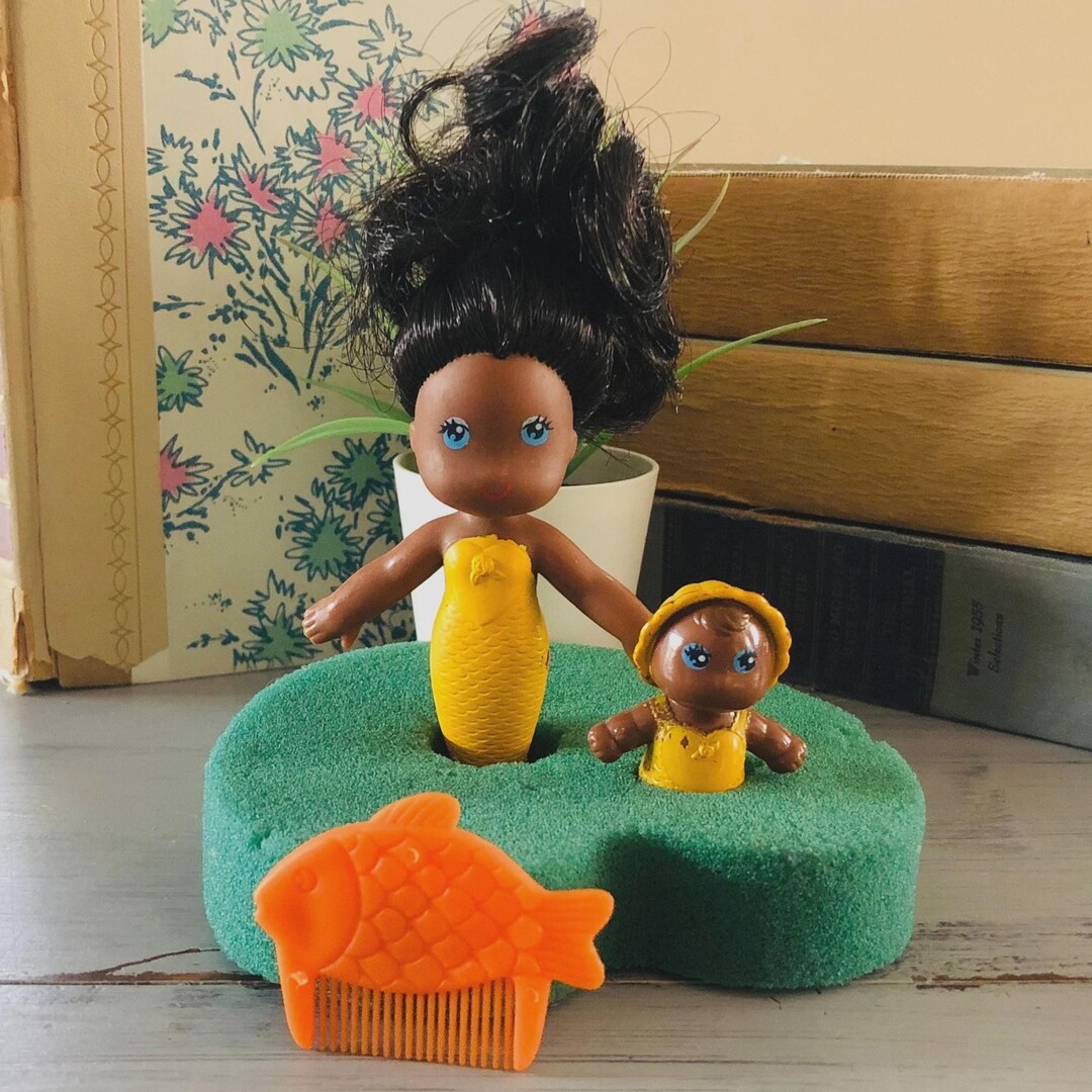 Vintage 1980's Sea Wees Stormy and Baby Bubbles | 1980s Kenner Sea Wees ...