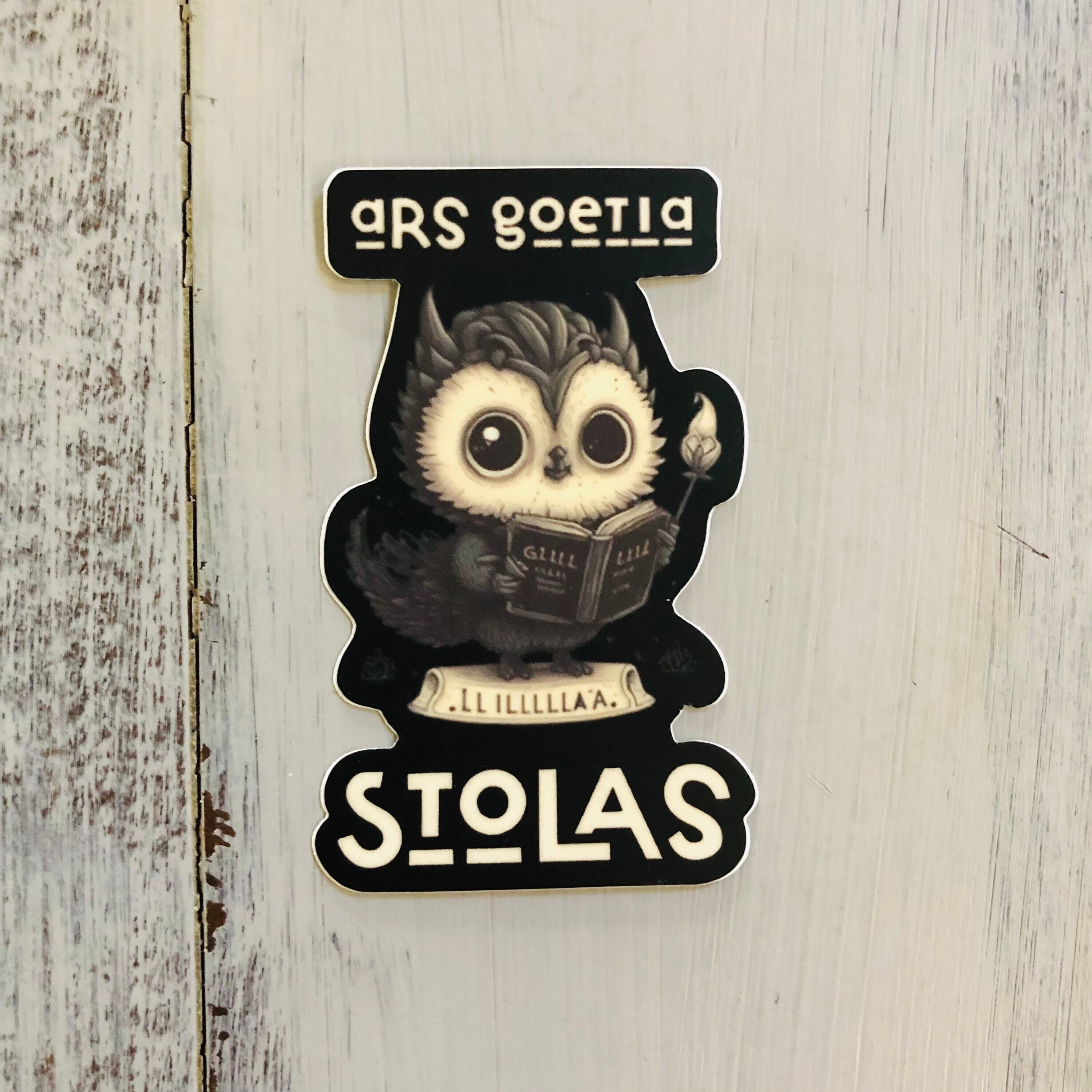Stolas Demon Sticker Stolas Die-cut Sticker Goetia Lesser Keys of ...