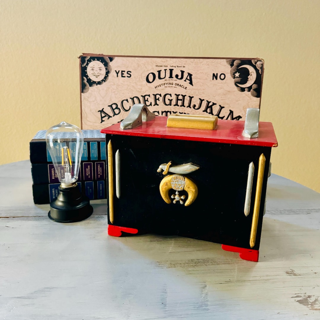 Vintage Shriners Secret Ballot Box | Vintage Masonic Vote Box | Retro ...