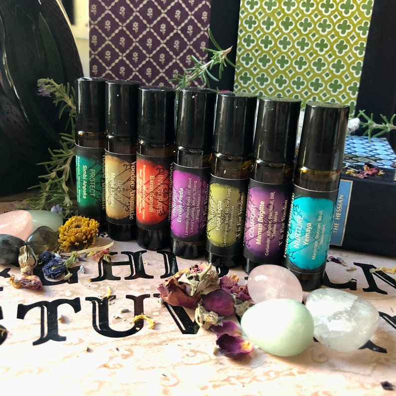 Voodoo Ritual Oils Handmade Voodoo Roll-on Oils Baron Samedi, Erzuile ...