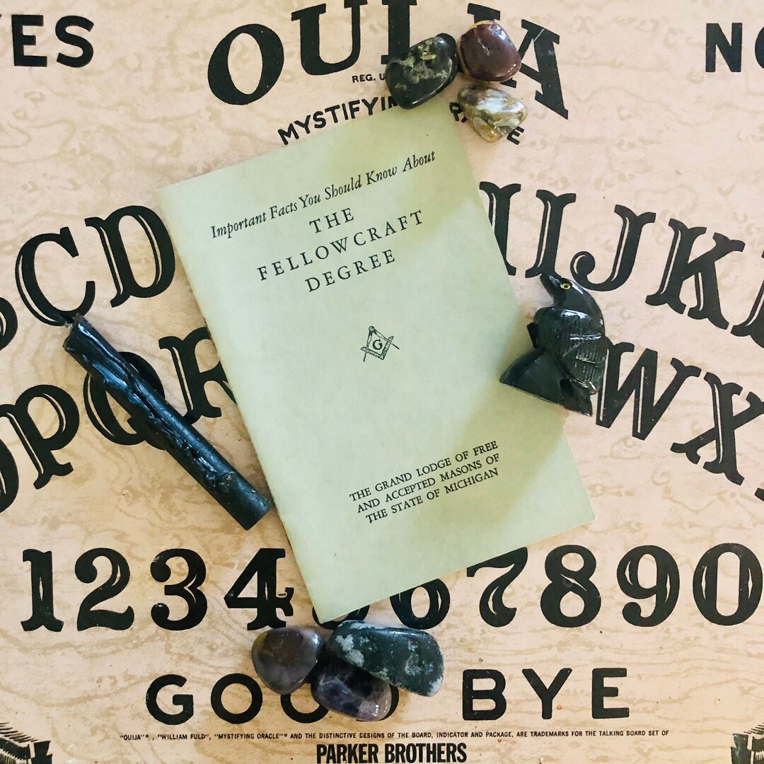 Vintage Masonic Fellowcraft Degree Booklet | the Fellowcraft Degree ...